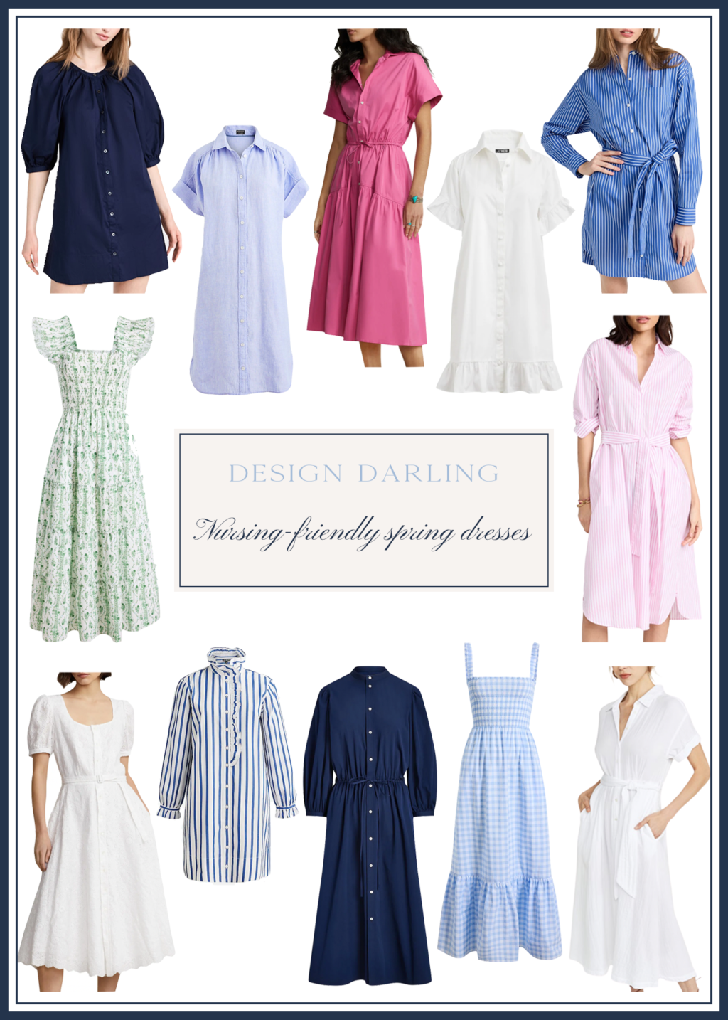 NURSING-FRIENDLY SPRING DRESSES | Design Darling