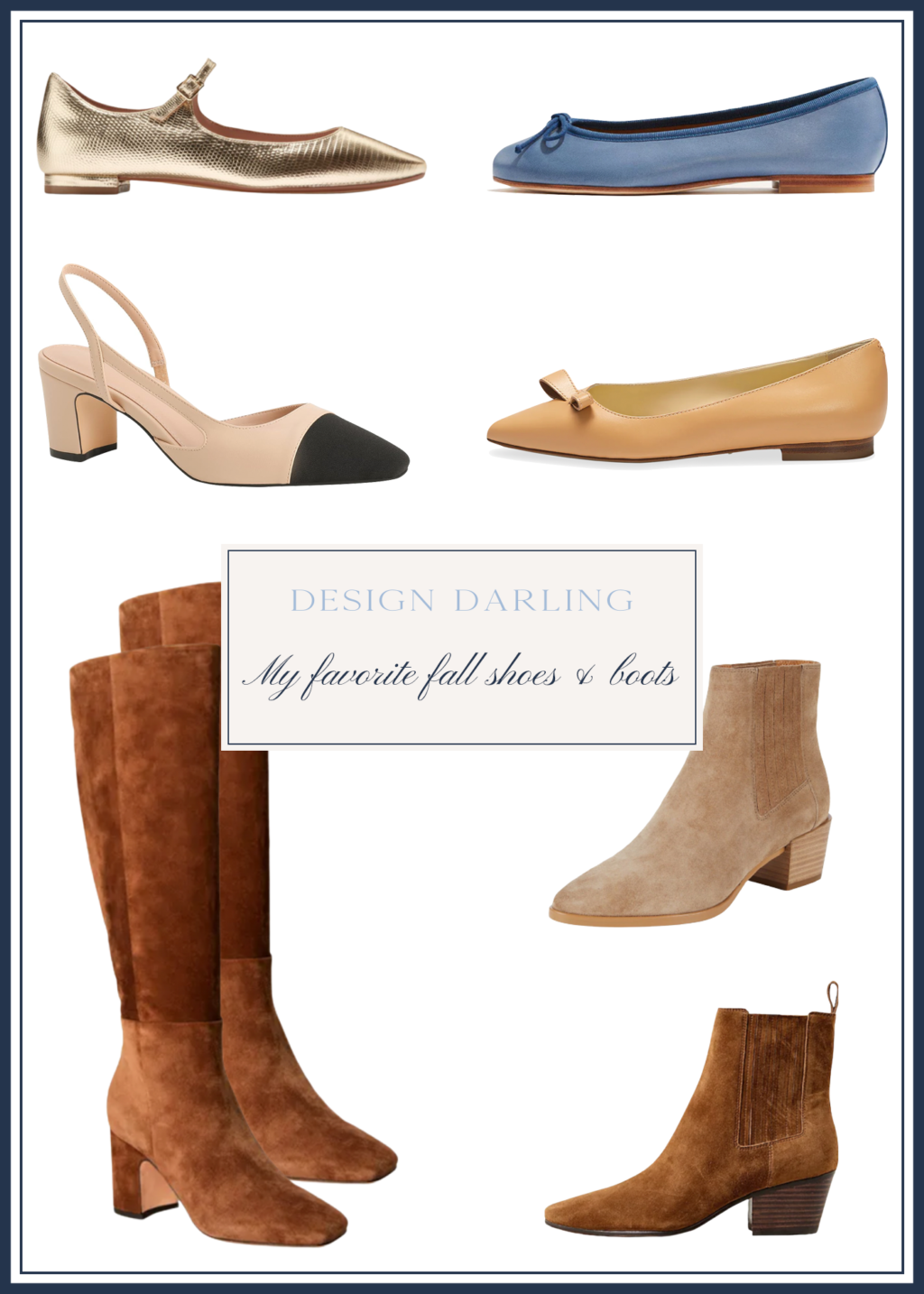 MY FAVORITE FALL SHOES & BOOTS | Design Darling