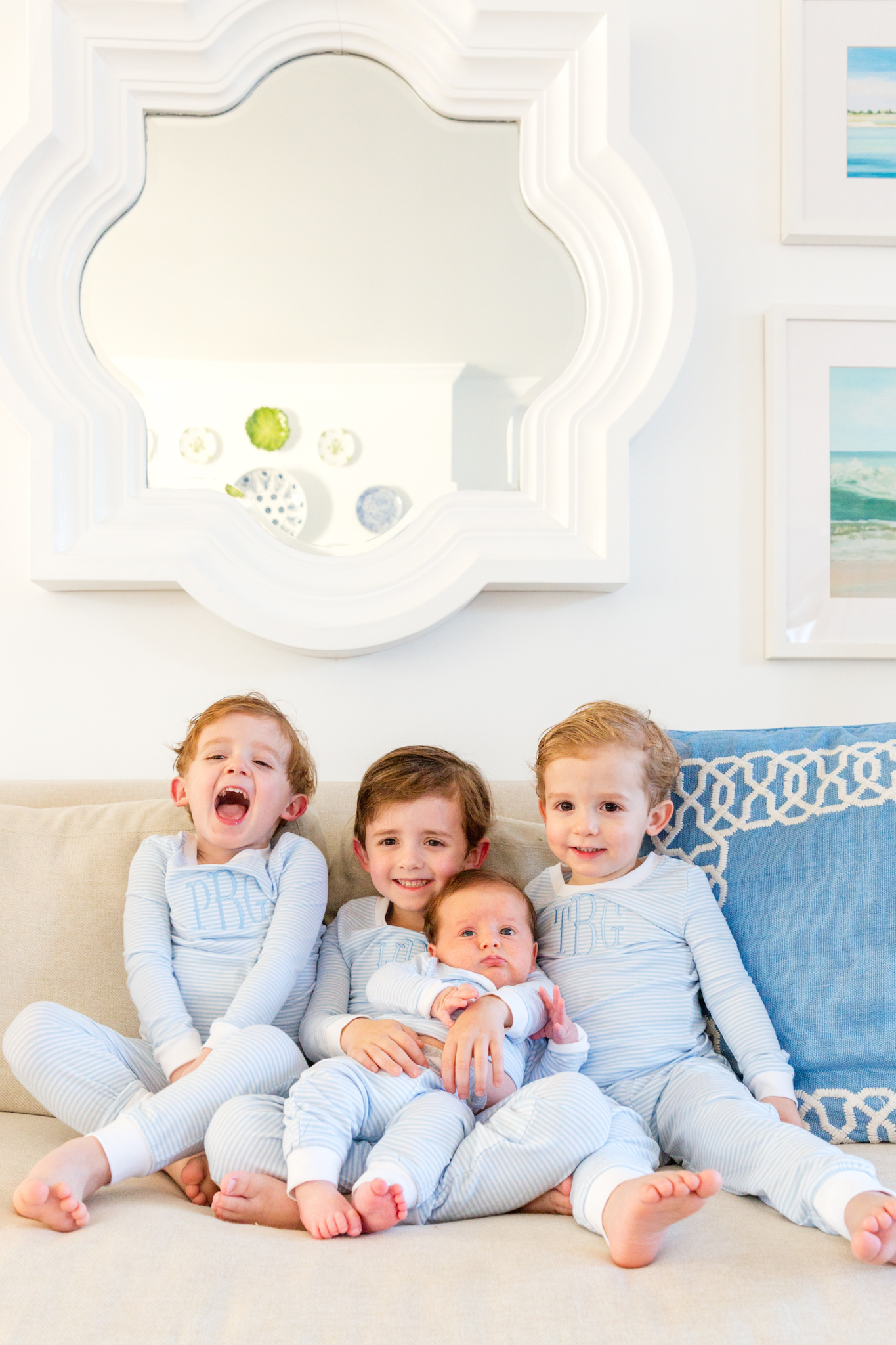 CLASSIC WHIMSY MONOGRAMMED PAJAMAS | Design Darling