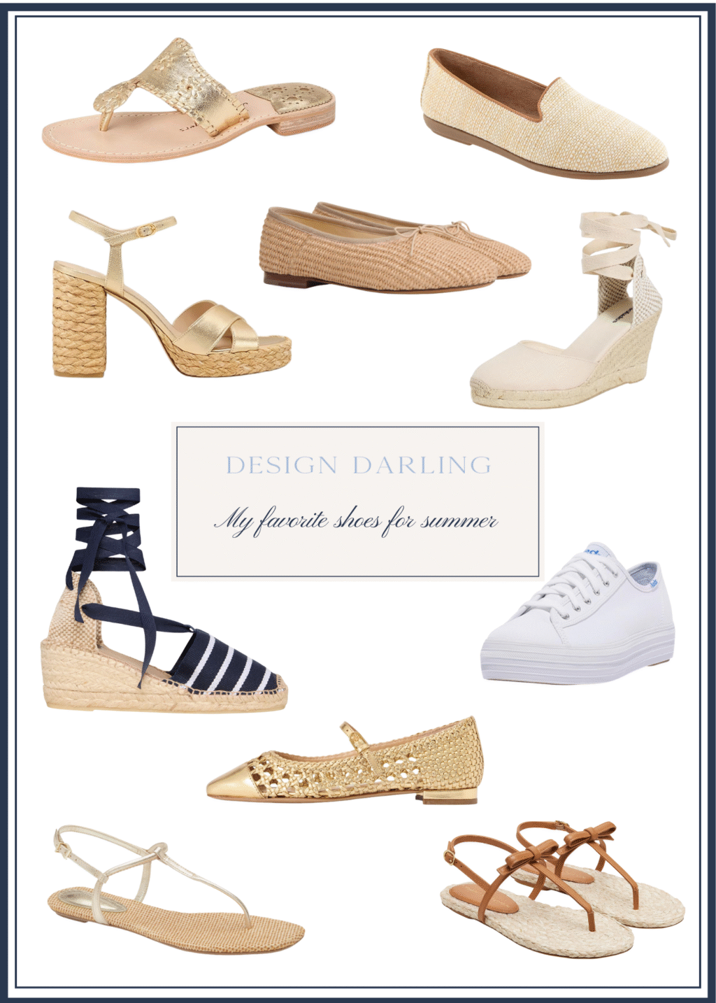 MY FAVORITE SHOES FOR SUMMER | Design Darling